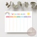 Kids Weekly Planner Rainbow Daily Planner Homeschool - Etsy