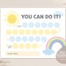 Rainbow Reward Chart, Sunshine Sticker Behavior Chart, Chore Chart ...