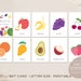 Fruits Flash Cards Learning Cards Montessori Materials - Etsy