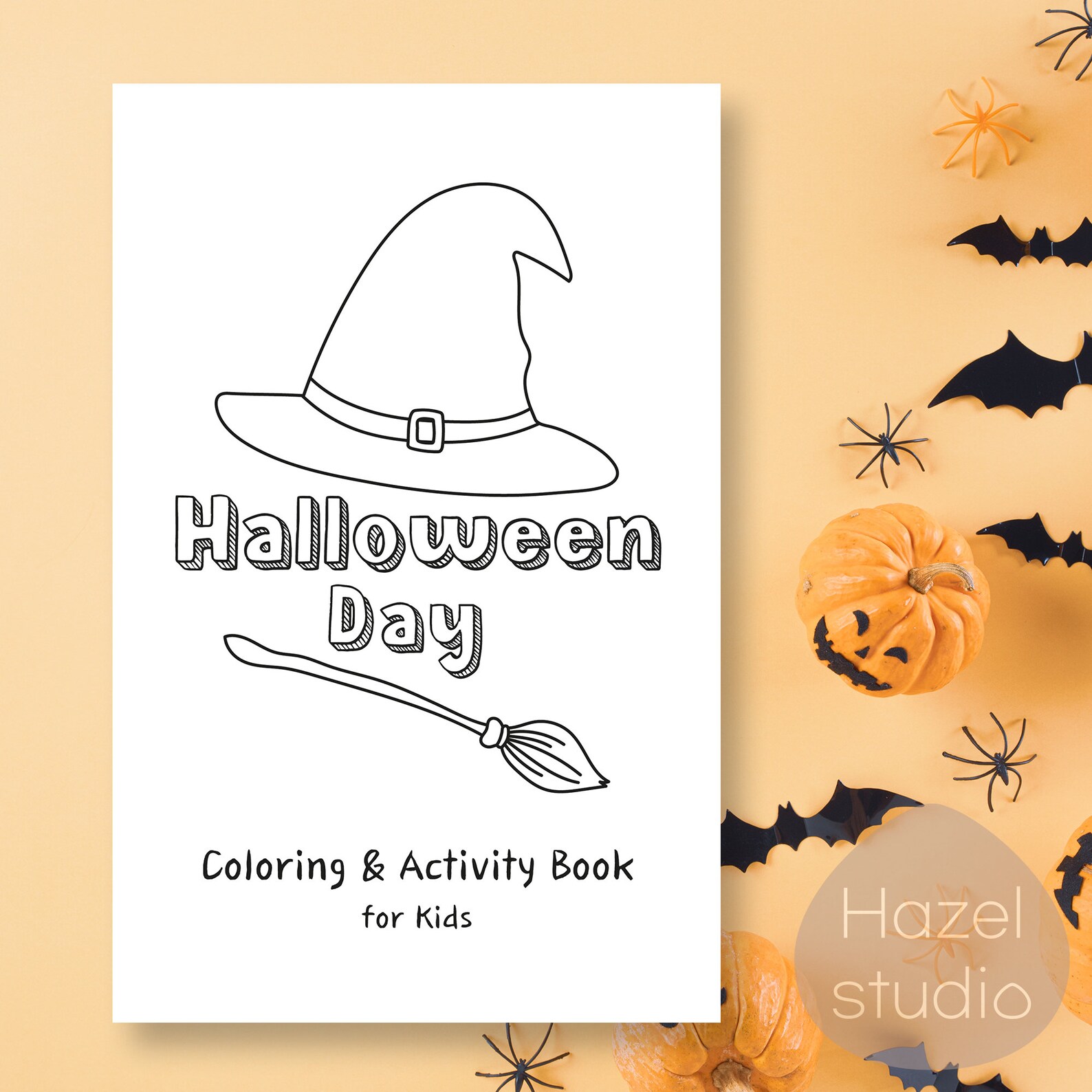 Kids Halloween Activity Book Coloring&activity Book for Kids - Etsy