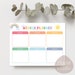 Kids Weekly Planner, Rainbow Daily Planner, Homeschool Planner, Kids ...