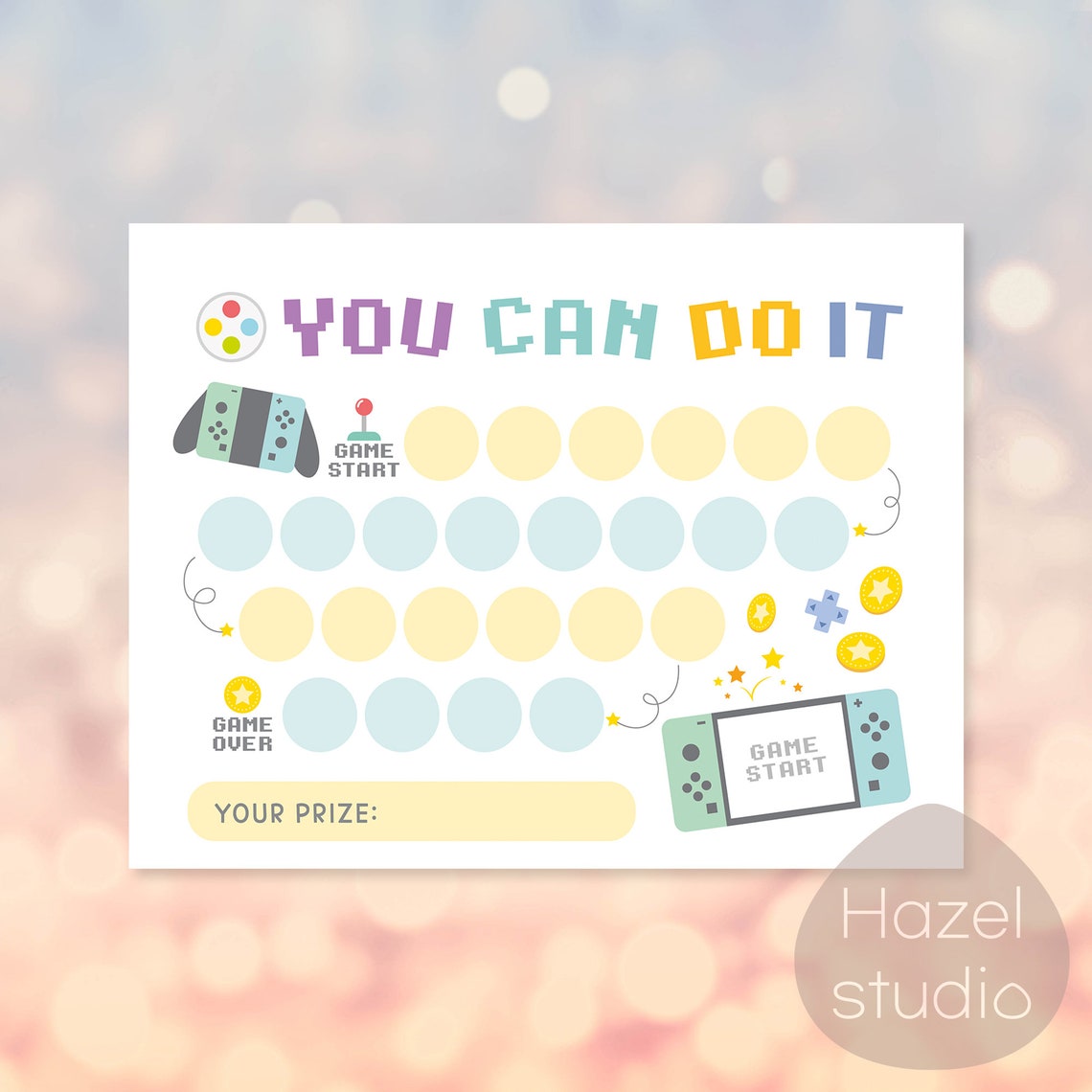 Boy Reward Chart Video Game Behavior Chart Toddler Routine | Etsy