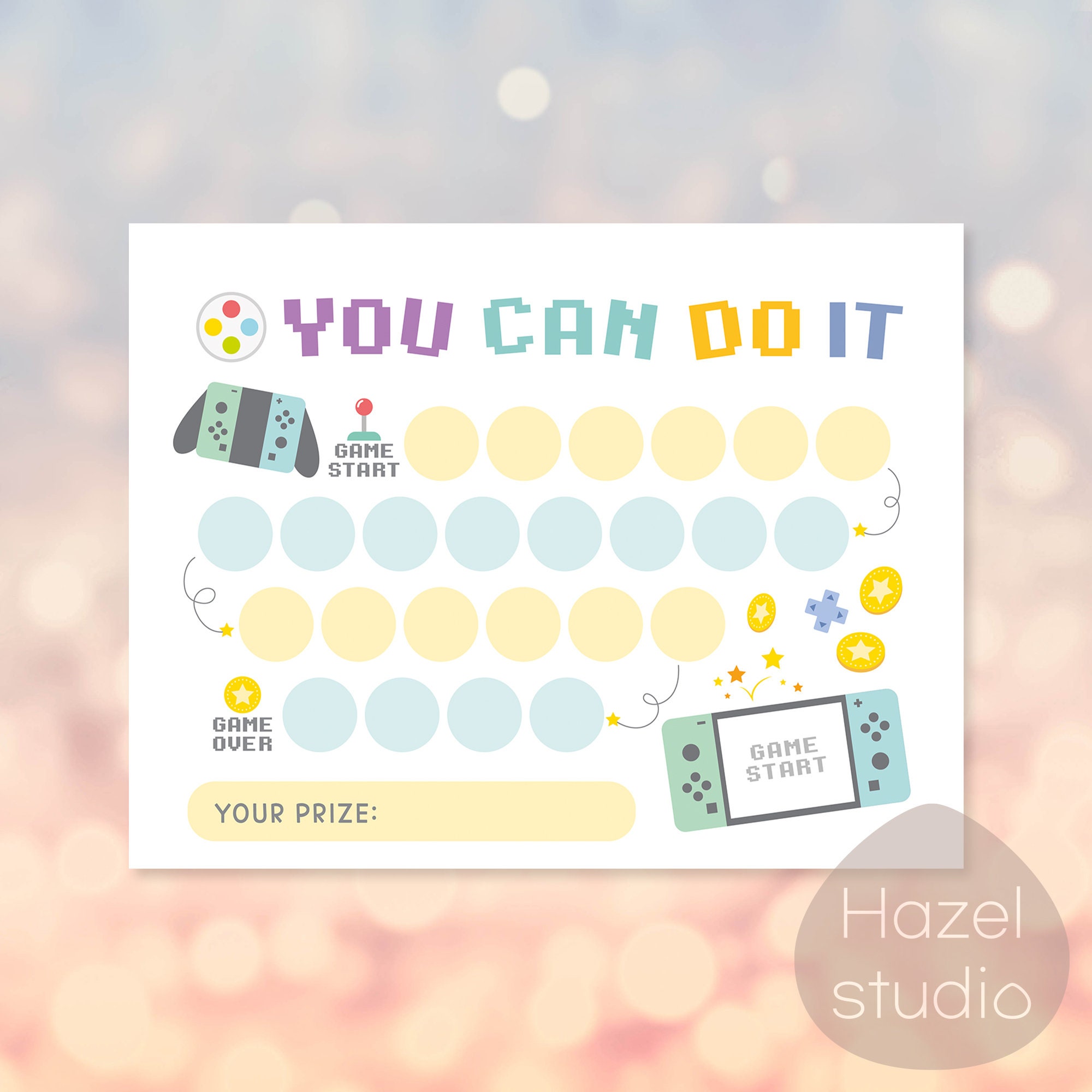 Boy Reward Chart Video Game Behavior Chart Toddler Routine - Etsy Canada