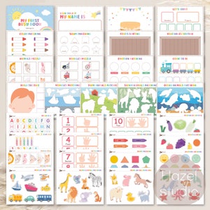 My First Busy Book, Toddler Busy Book, Preschool Workbook, Pre K ...