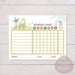 Dinosaur Reward Chart Boy Behavior Chart Weekly Chore Chart - Etsy