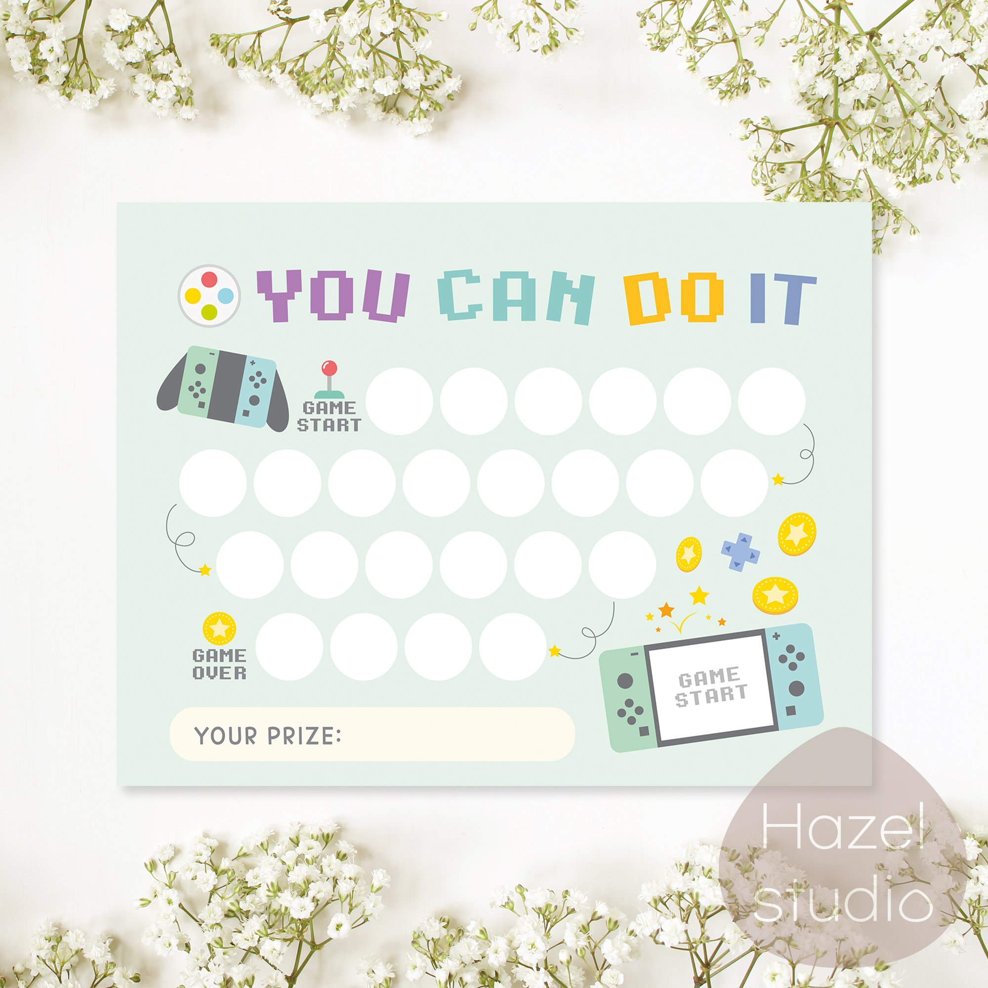 Boy Reward Chart Video Game Behavior Chart Toddler Routine - Etsy