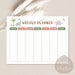 Boy Weekly Planner, Dinosaur Daily Planner, Homeschool Planner, Kids ...