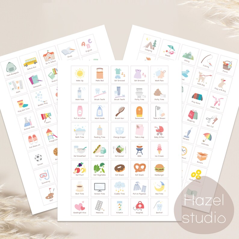 Daily Routine Cards & Chart Toddler Routine Checklist Daily | Etsy