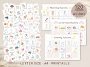 Bathroom Step-by-step Visual Aid Cleaning Chore Guides Cheat Sheet ...