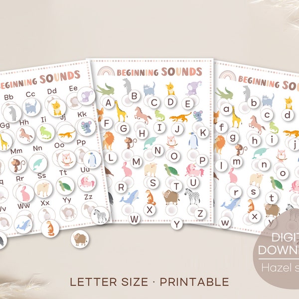 Beginning Sounds - Etsy