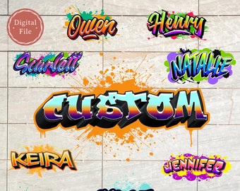 Custom Name Art - Etsy