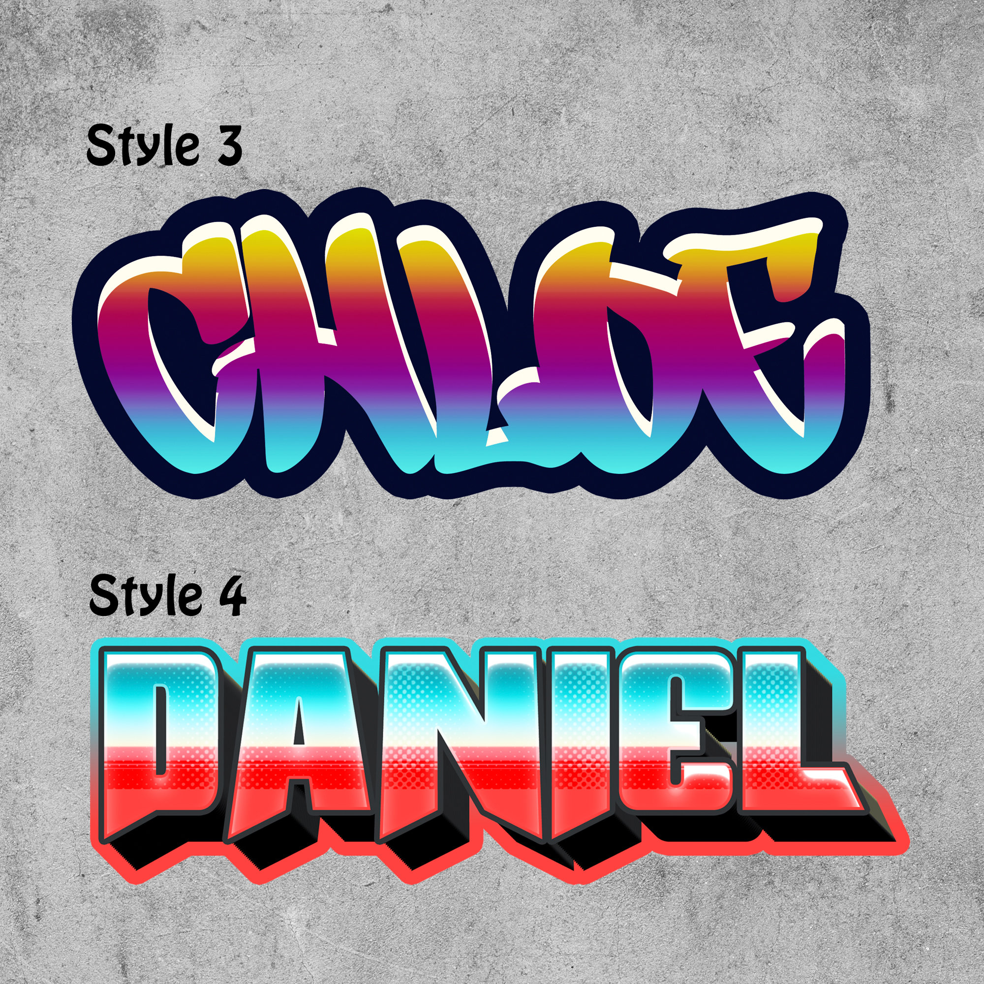 Daniel Name In Graffiti