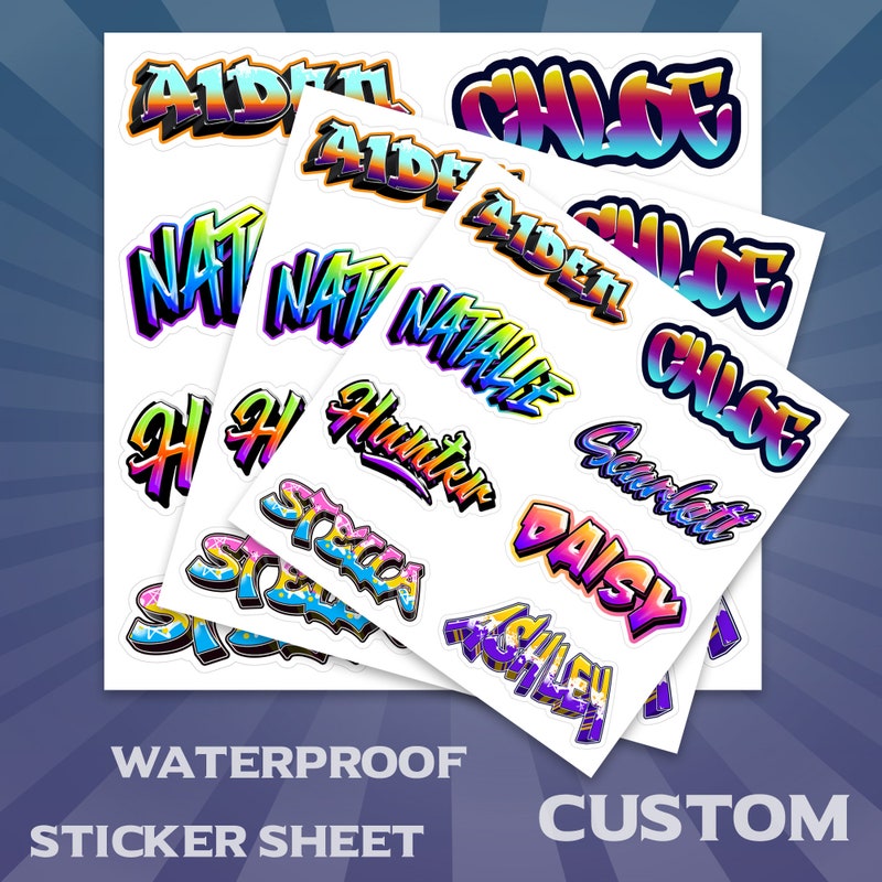 Graffiti Stickers - Etsy