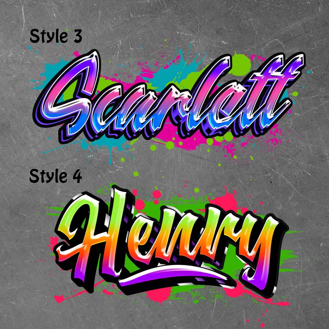 Digital File Custom Graffiti Name Text Custom Graffiti | Etsy