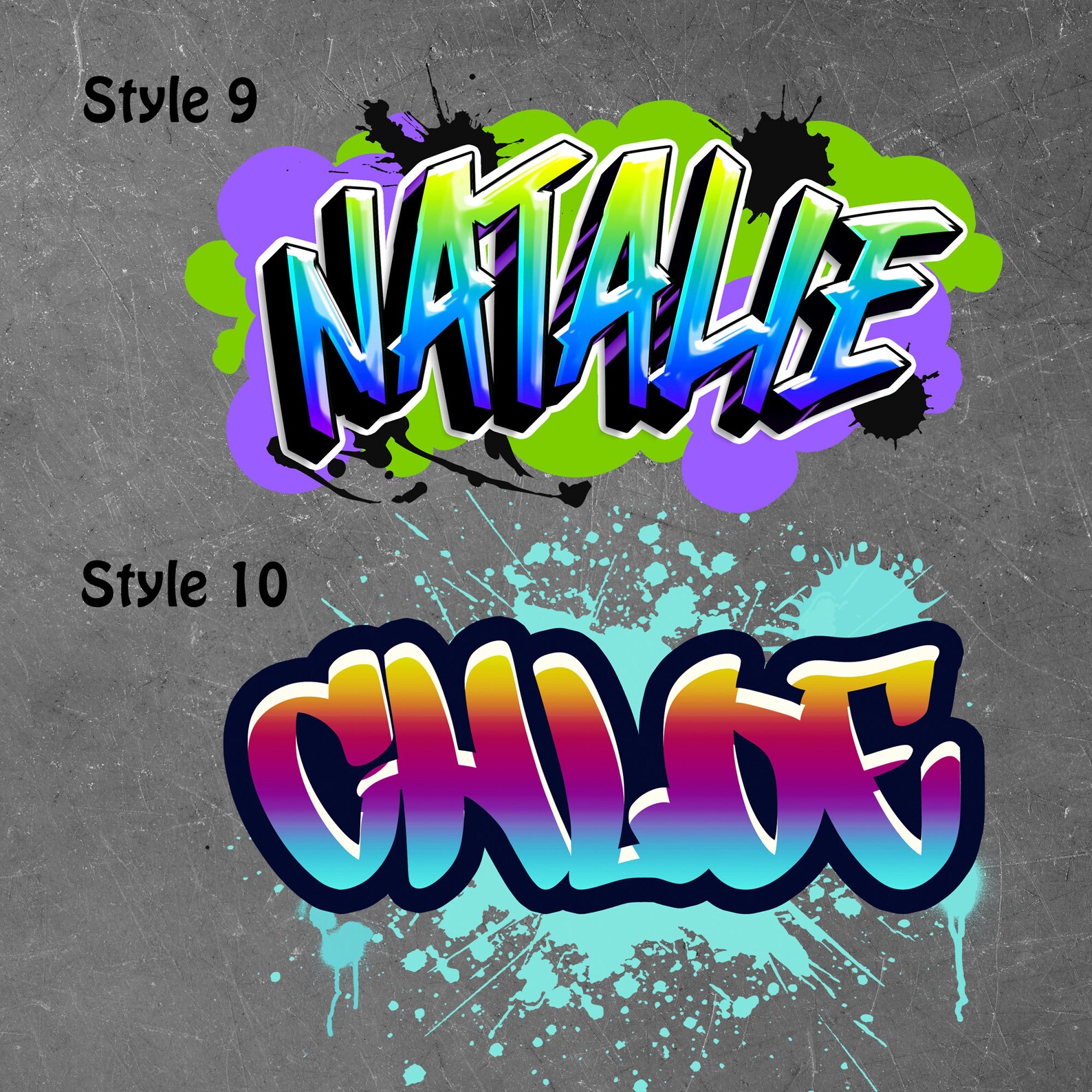 Digital File Custom Graffiti Name Text Custom Graffiti | Etsy