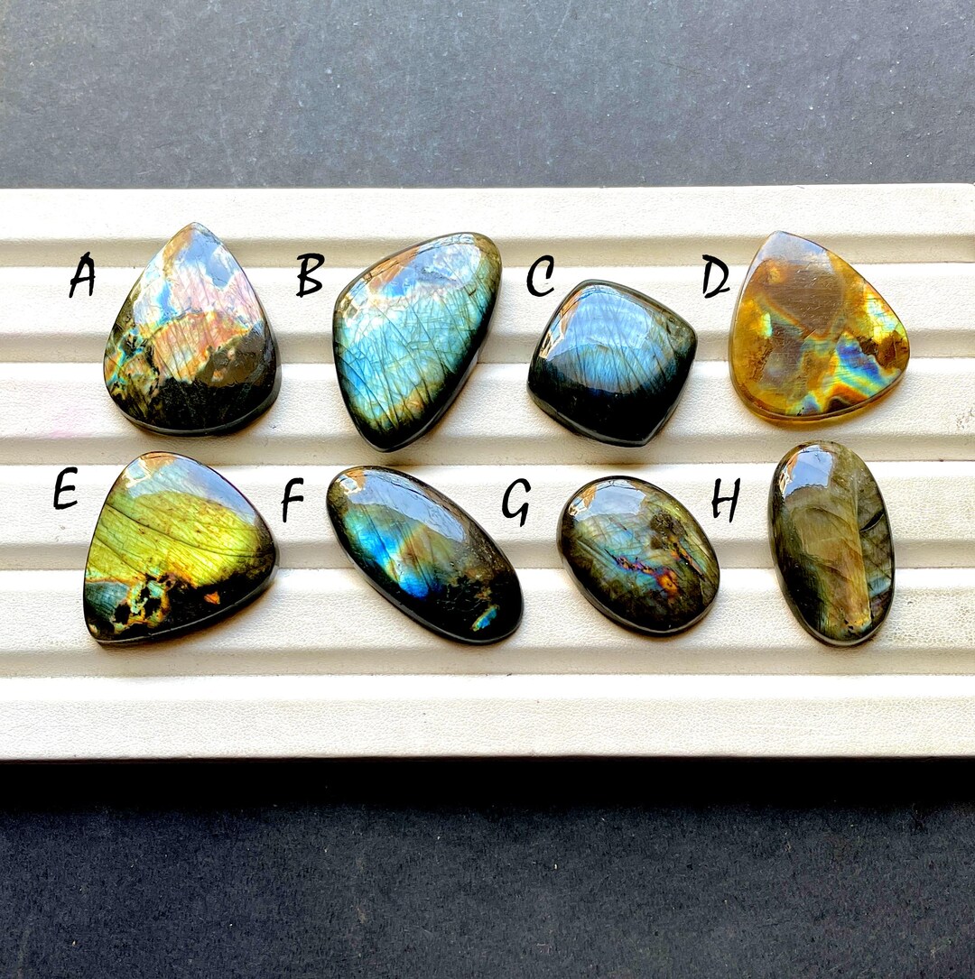 Big Finland SPECTROLITE LABRADORITE Cabochon Loose Gemstone, AAA+ ...
