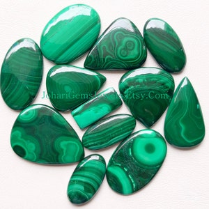 High Polish MALACHITE Cabochon Wholesale Lot, AAA+ Natural Malachite by ...