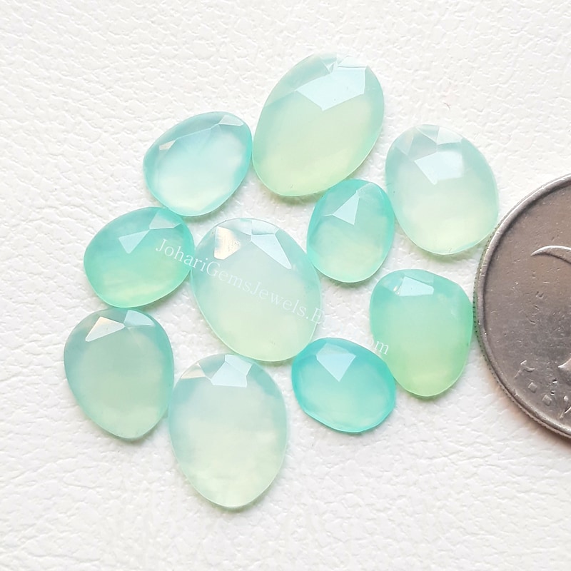 Aqua Chalcedony - Etsy