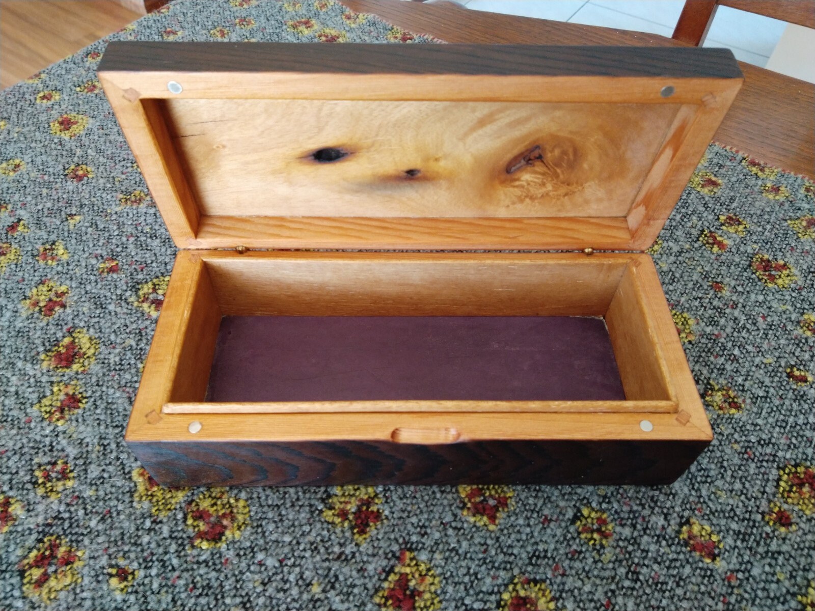 Shou Sugi Ban Douglas Fir & White Beech Trinket Box - Etsy Australia