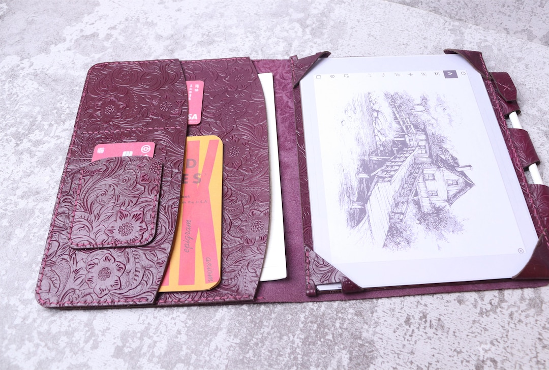 Supernote Manta A5X2 A6 X2 Nomad Handtooled Embossed Leather Case ...