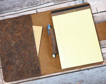 Leather Writing Pad | Etsy