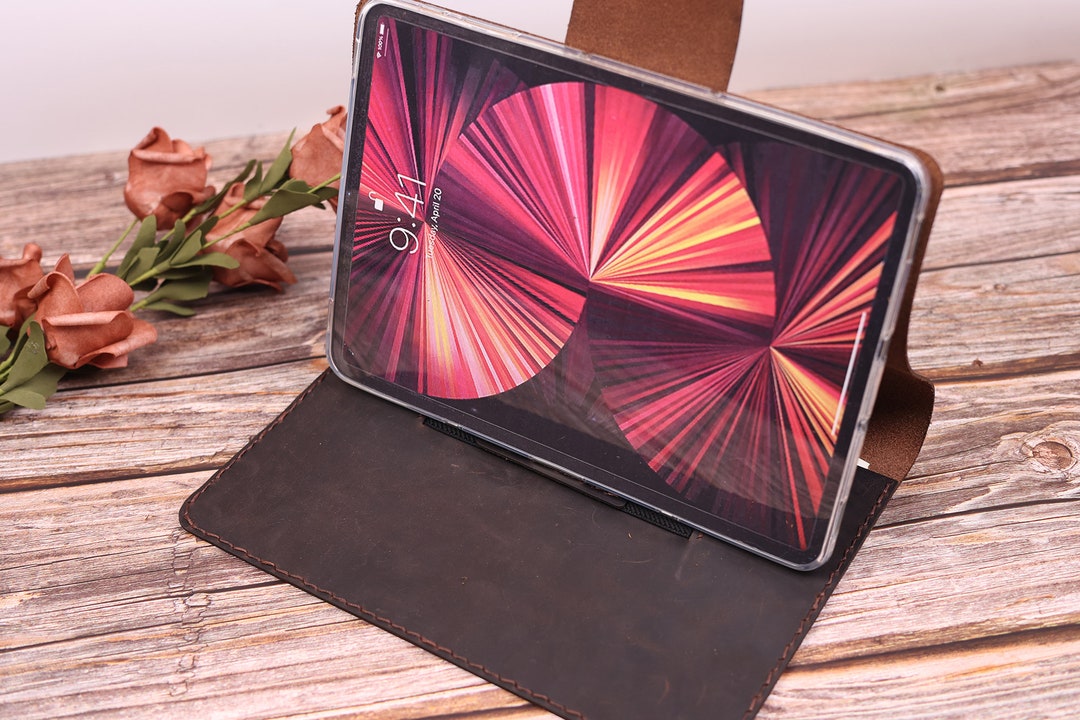 Distressed Leather iPad Mini 2024 iPad Pro 13 2024 Cases Folio ...