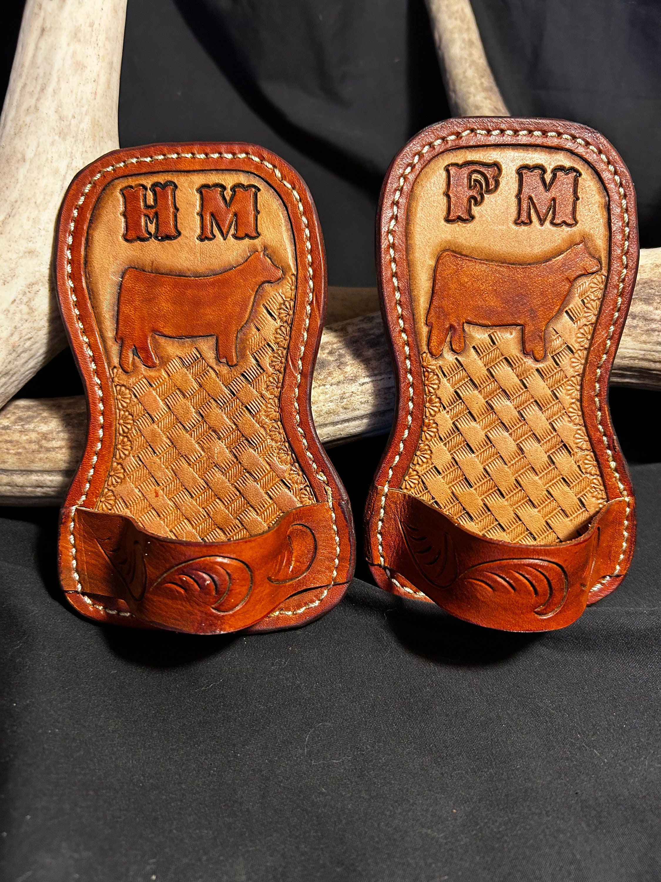 Custom Leather Cattle Comb Holder - Etsy