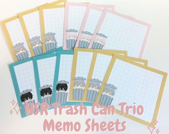 Honkai Star Rail Trash Can Trio Stickers Pack - Etsy