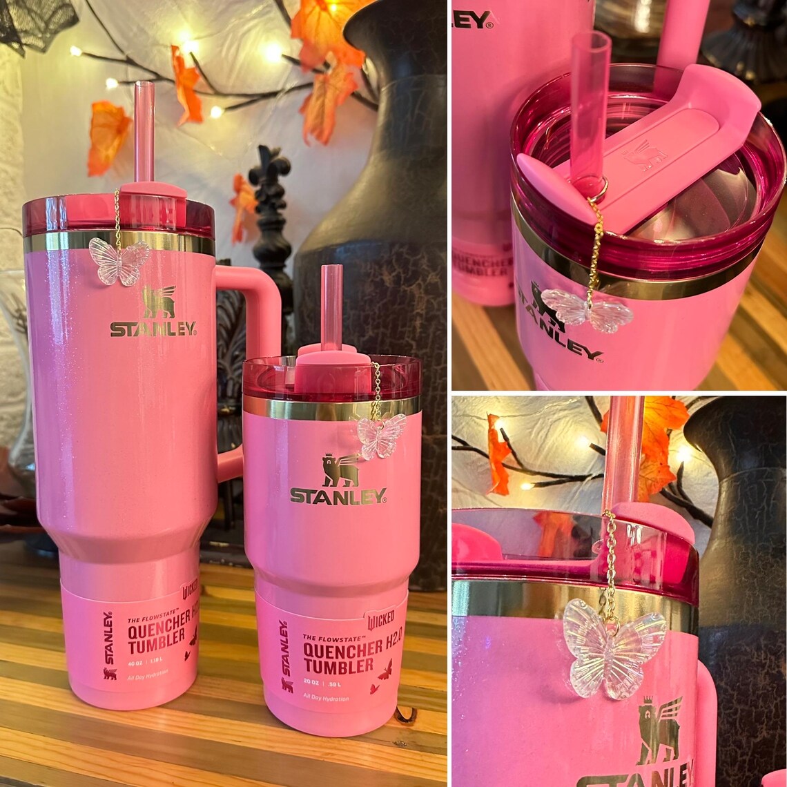 Glinda Butterfly Straw Dangle - Etsy