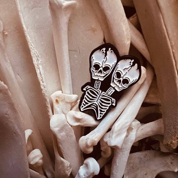 Two Headed Skeleton - Etsy