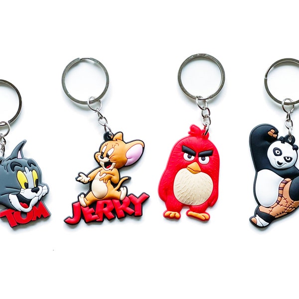 Cartoon Keychain - Etsy