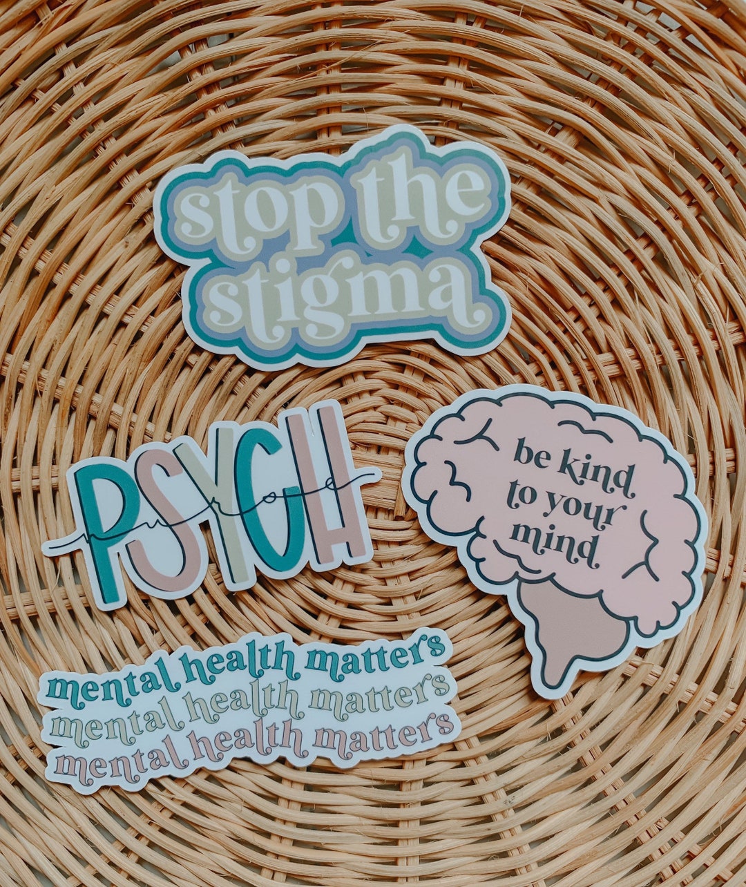 Mental Health/psych Nurse Sticker Pack - Etsy