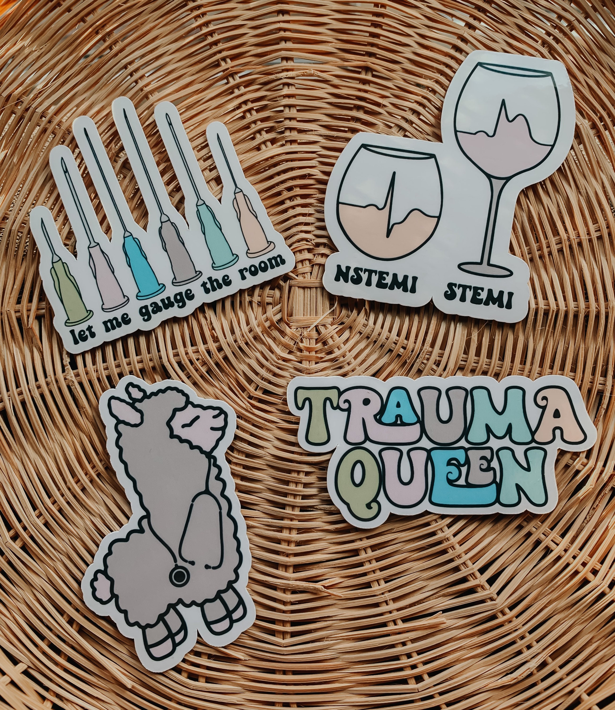 Trauma/er Nurse Sticker Pack - Etsy