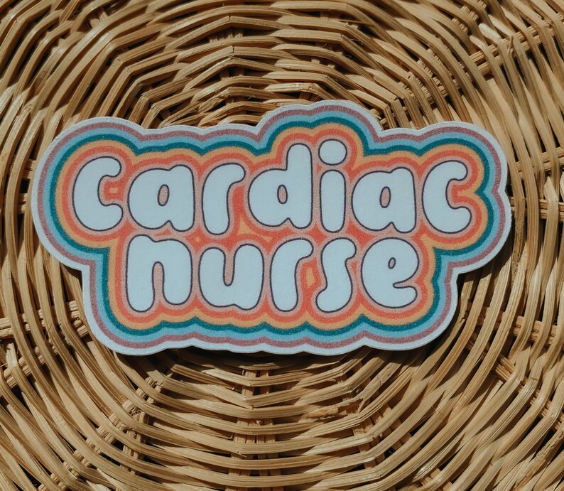 Cardiac Nurse Sticker Pack - Etsy
