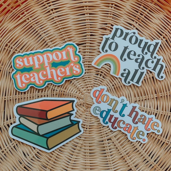 Teacher Sticker Pack - Etsy