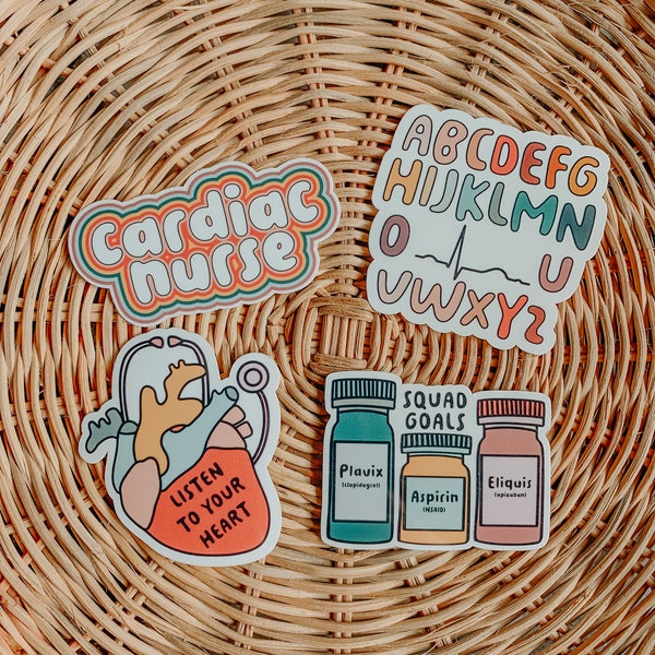 Nurse Stickers - Etsy