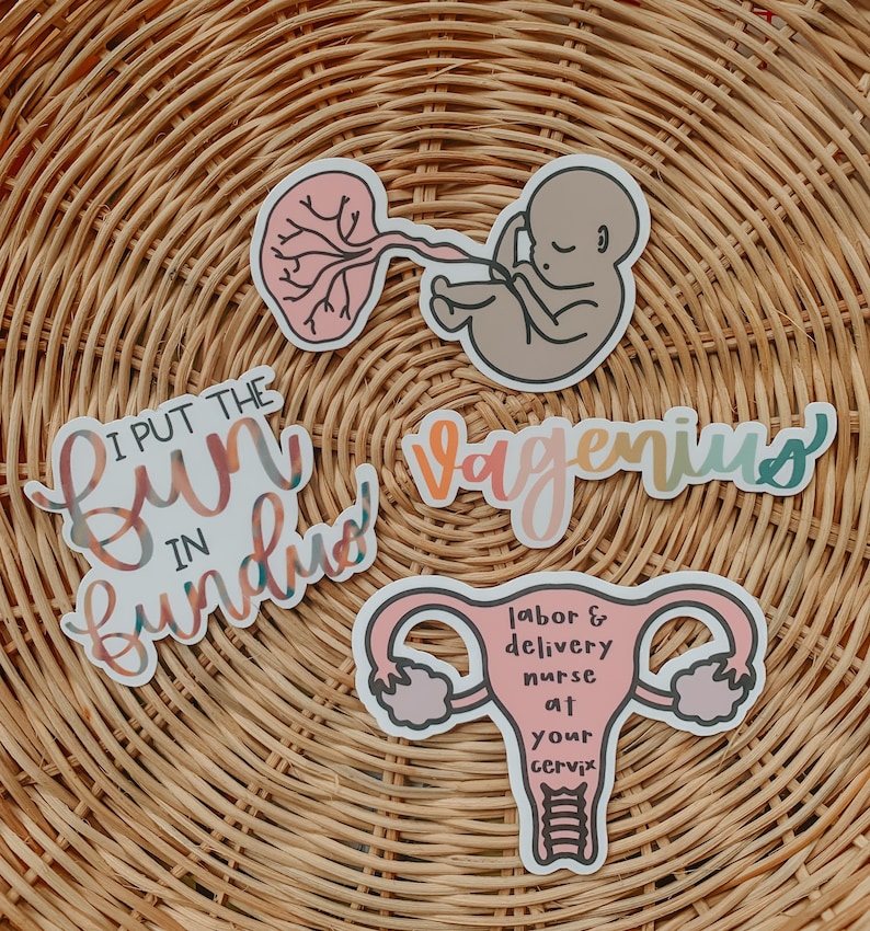 Labor and Delivery Nurse Sticker Pack - Etsy
