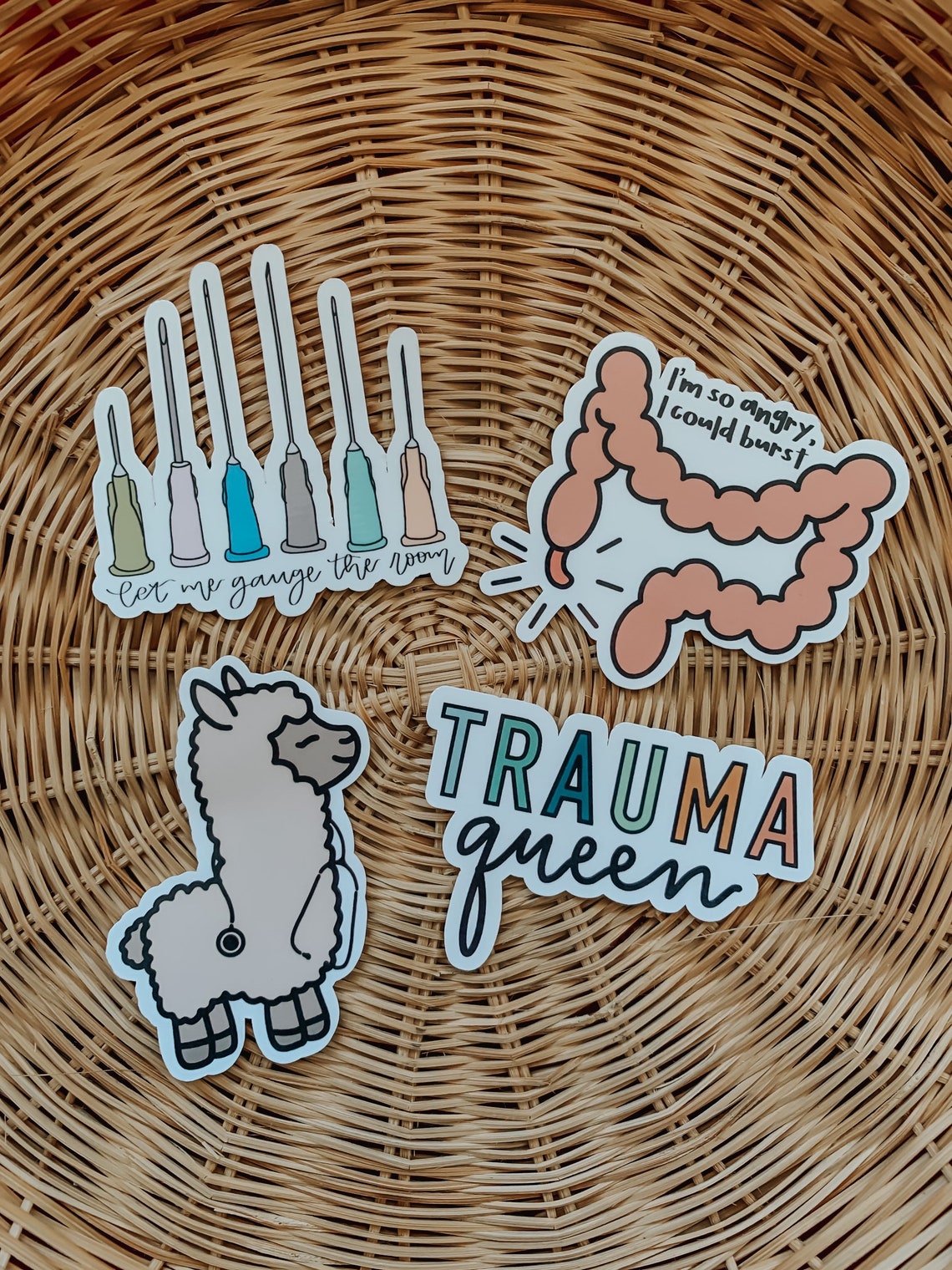 Trauma/er Nurse Sticker Pack | Etsy