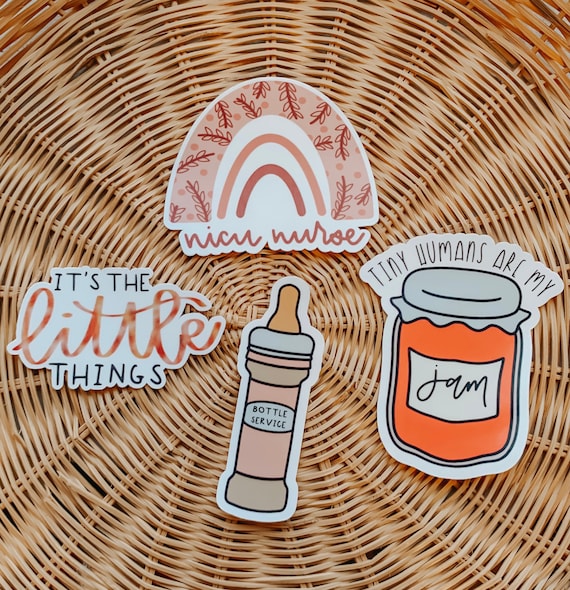 NICU Nurse Sticker Pack - Etsy