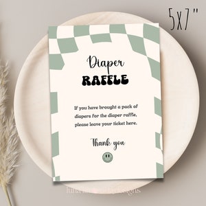 Diaper Raffle Smile Face Baby Shower, Late Night Baby Shower, A Little ...