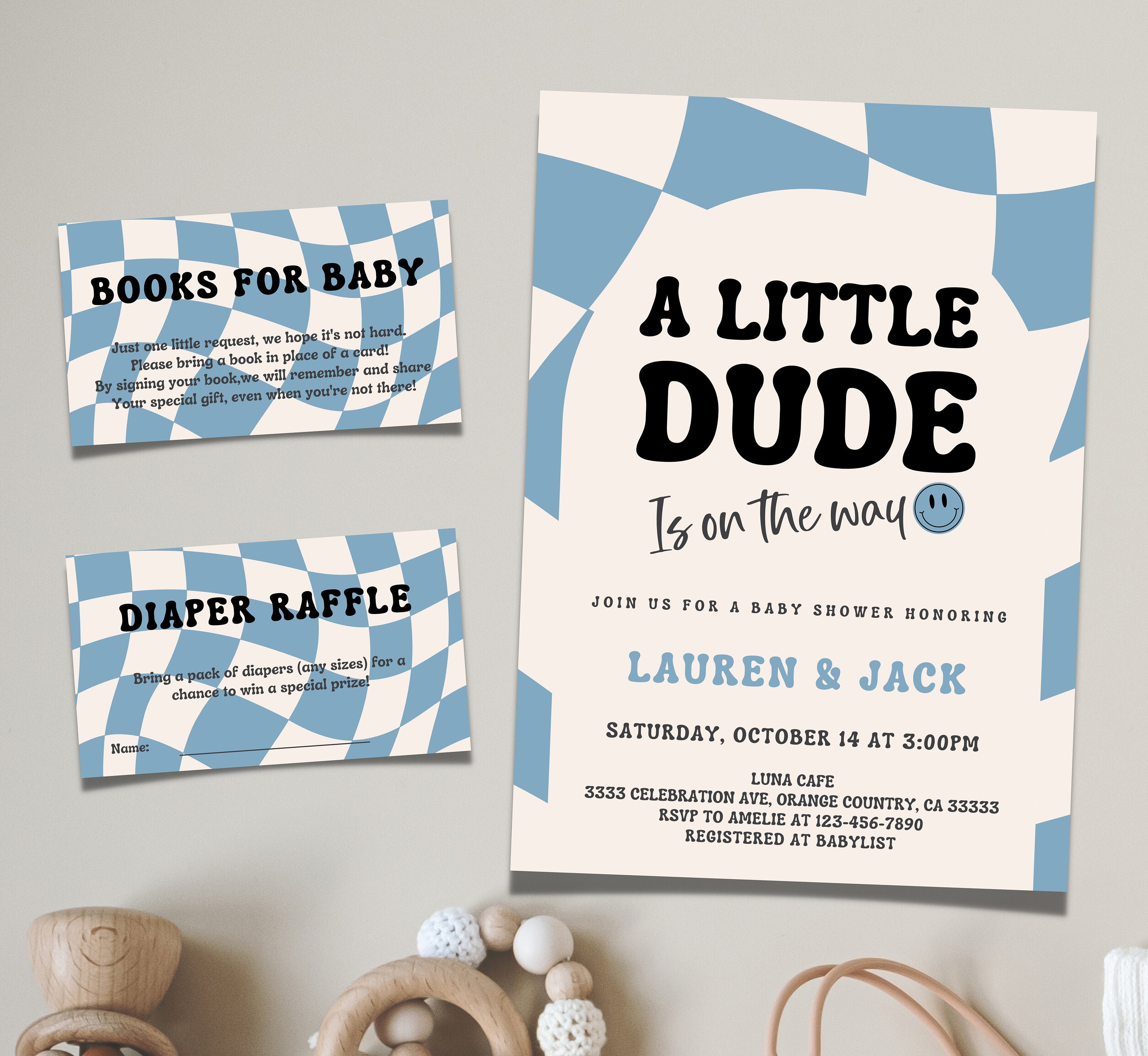 Smile Face Baby Shower Set A Little Dude Baby Shower - Etsy