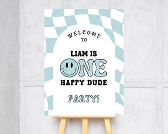 One Happy Dude Birthday Bundle One Happy Dude Invitation One - Etsy