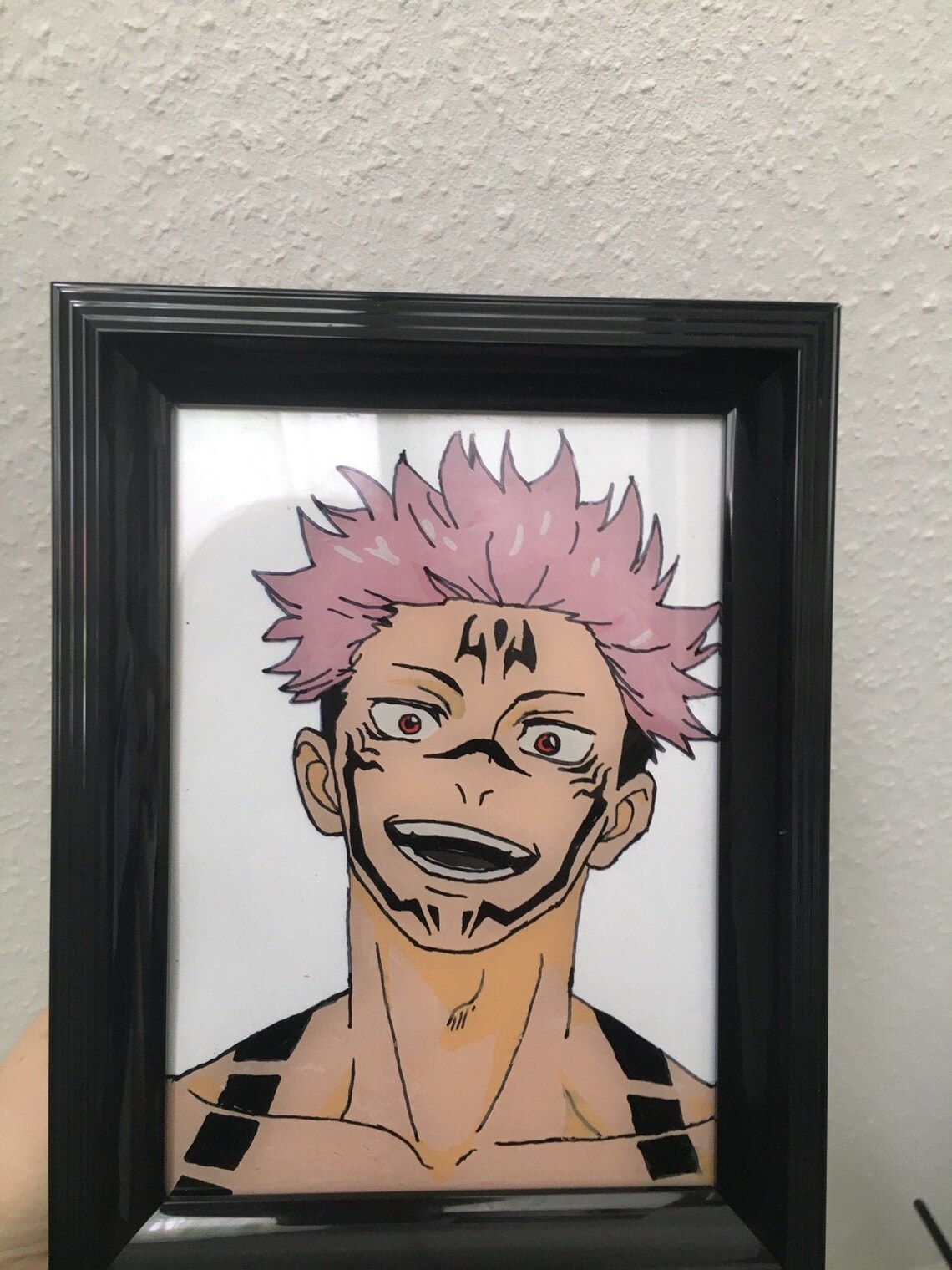 Glass Painting Sukuna Ryomen ( Anime: Jujustu Kaisen) - Etsy