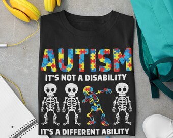 Skeleton Autism - Etsy