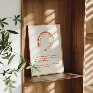 Funny Rodeo Quote Art Print, Minimalist Cowboy Wall Art, Retro Western ...