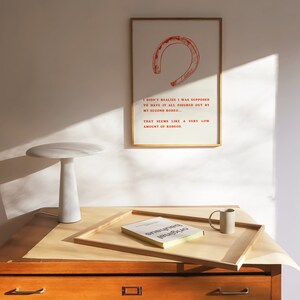 Funny Rodeo Quote Art Print, Minimalist Cowboy Wall Art, Retro Western ...