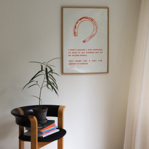 Funny Rodeo Quote Art Print, Minimalist Cowboy Wall Art, Retro Western ...