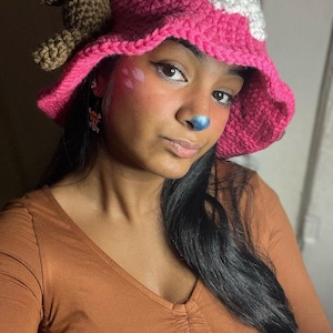 One Peice Inspired- Chopper Hat, Bucket Hat, Cosplay, Reindeer, Chopper ...