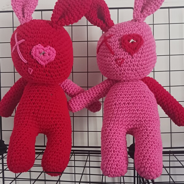 Big Eye Bunny Plush - Etsy