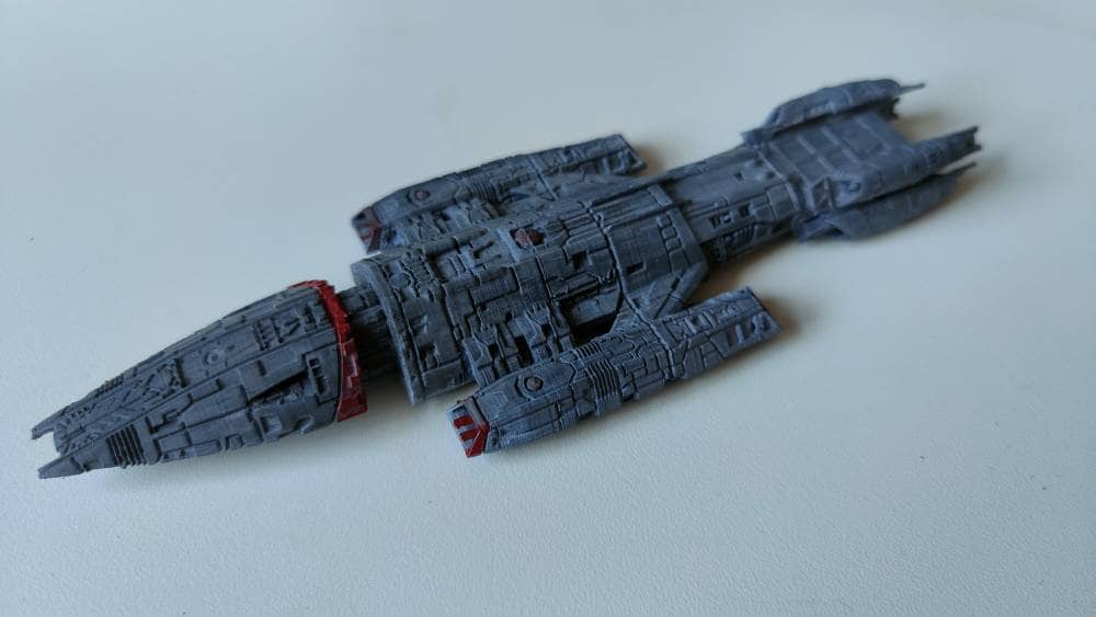 3D Printed Battlestar Valkyrie Model - Etsy UK